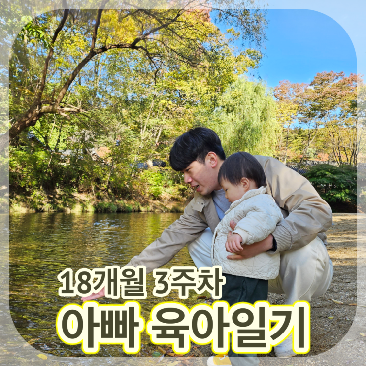 18개월 3주차 아빠 육아일기 가을맞이 나들이와 헤어스타일 변신 네이버 블로그