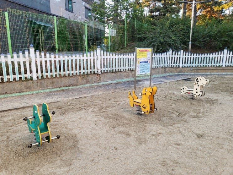 유치원 바깥놀이 놀이터 조성 안중 초등학교 병설유치원 자작 조합놀이대그네시소흔들말 네이버 블로그
