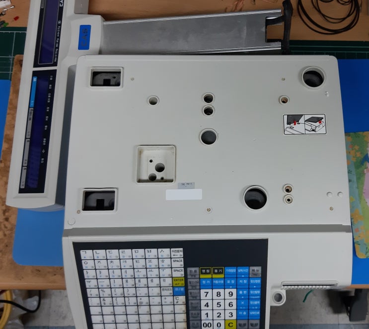 카스 CL5500 전자저울 전원불량, 기판부식, 인쇄고장 기판수리 : 네이버 블로그