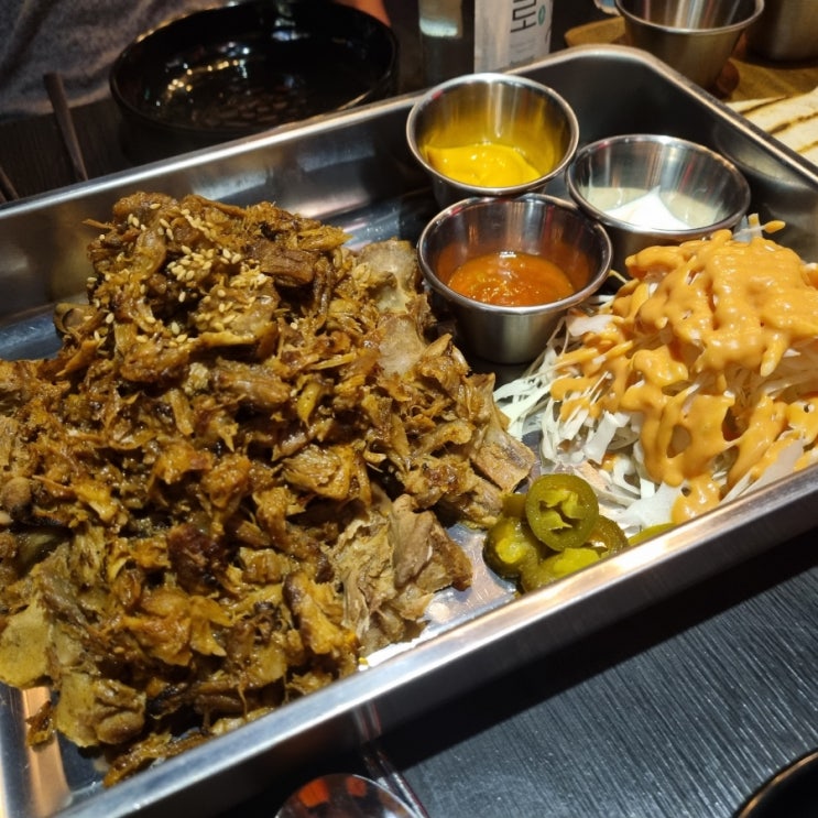 [성남]수진역맛집 등뼈브레이커 완전 이색조합 등뼈타코 먹으러가자 : 네이버 블로그