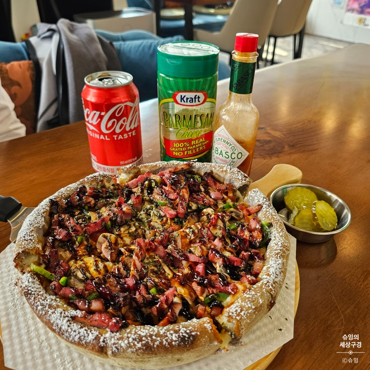[고양] 삼송동 맛집 크래프트 9펠롱스 시카고피자! 치즈폭탄맛집!! : 네이버 블로그
