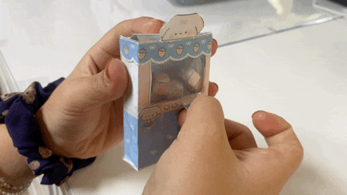 따니네 만들기 무료도안 미니 뽑기 기계 6세 8세 놀이 : 네이버 블로그