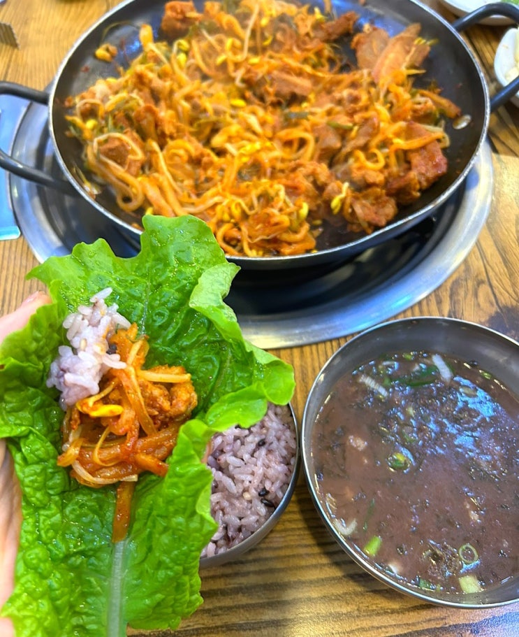 제주 가시식당 2호점 / 제주시 이도주공아파트 부근 구남로4길6_순댓국과 두루치기 제주도민 맛집 🫶🏻 : 네이버 블로그