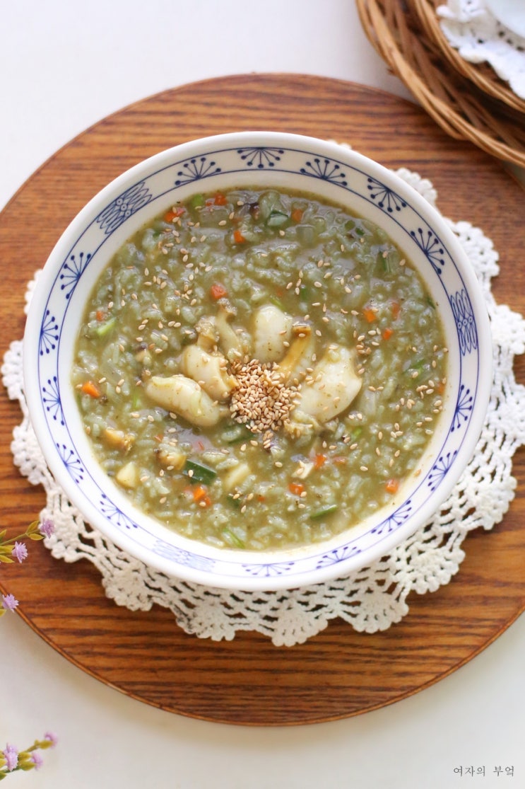 전복내장죽 전복죽 끓이는법 냉동 전복죽 레시피 전복죽만들기 냉동 전복 내장 손질 요리 네이버 블로그