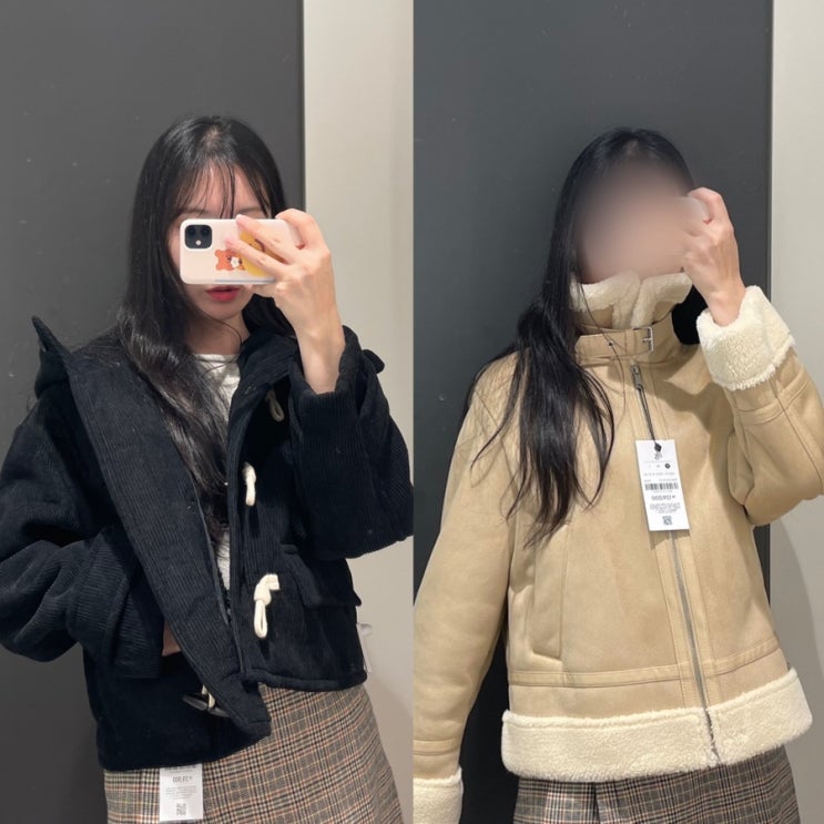 미쏘 스탠카라 스웨이드 숏 무스탕 미쏘 후드 더플 숏 코트로 겨울 준비 해봅시다 네이버 블로그
