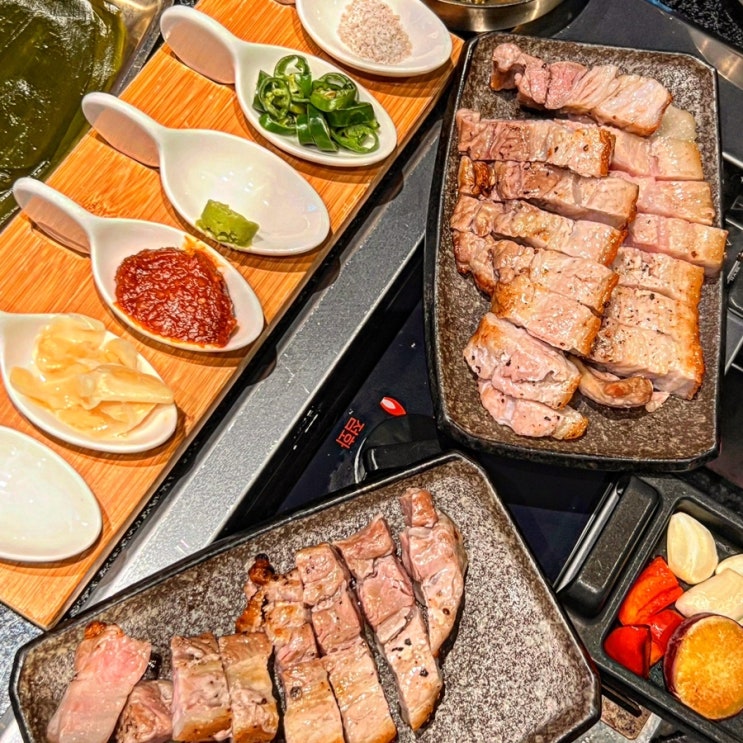 [강남/역삼] 흑돼지대통령 | 아쿠아버블에이징 숙성 듀록 흑돼지 고깃집 : 네이버 블로그