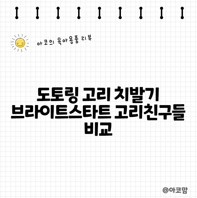 도토링 고리 치발기국민템 브라이트스타트 고리친구들 비교 네이버 블로그