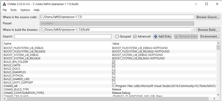 openpose 설치하기(일주일간의 고난과 역경) : 네이버 블로그