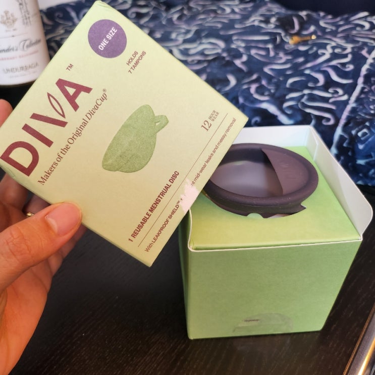 디바디스크 디바컵(Diva disc by Diva cup) 월경디스크 아마존 직구 언박싱 : 네이버 블로그