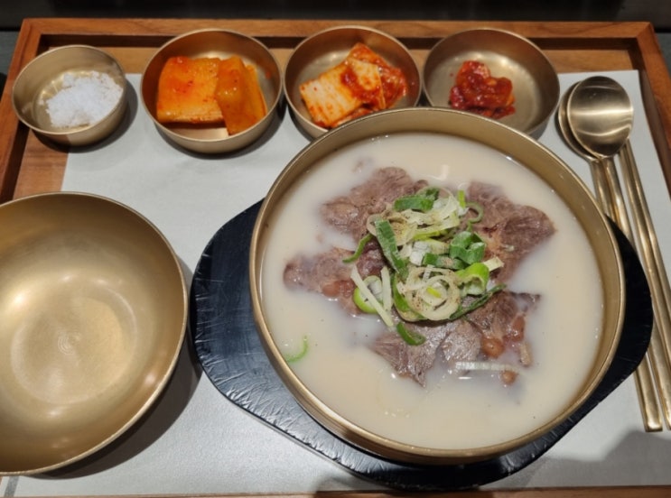 동탄 롯백 아이랑 먹기좋은 한식메뉴 뜨끈한 설렁탕 한상차림 여의나루 롯데백화점 동탄점 내돈내산 네이버 블로그