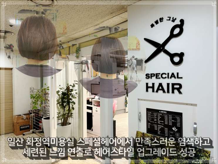 일산 화정역미용실 스페셜헤어에서 만족스러운 염색하고 세련된 느낌 연출 네이버 블로그