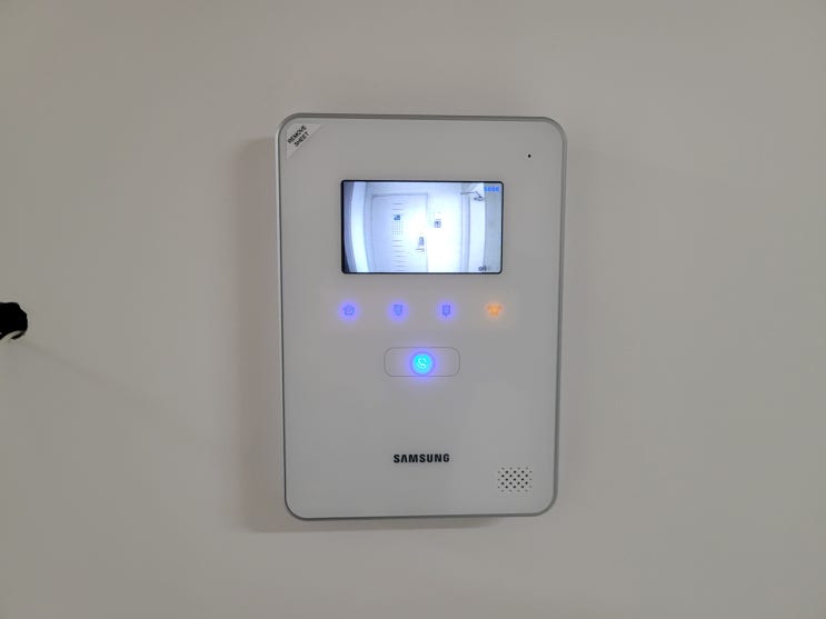 서울비디오폰 영등포구 양평현대6차아파트 삼성 비디오폰 SHT-3625AMW 설치 : 네이버 블로그