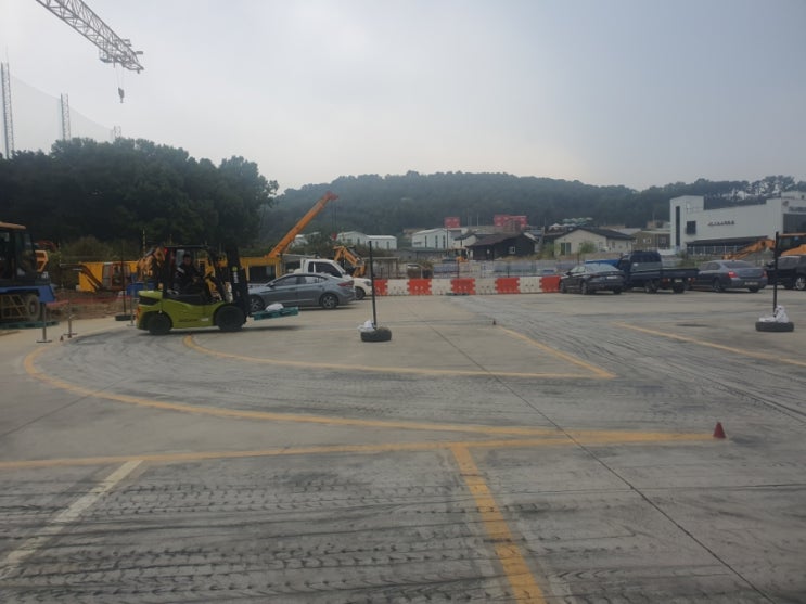 김포중장비자동차정비학원 지게차운전기능사 연습 및 실기 그리고 합격 네이버 블로그