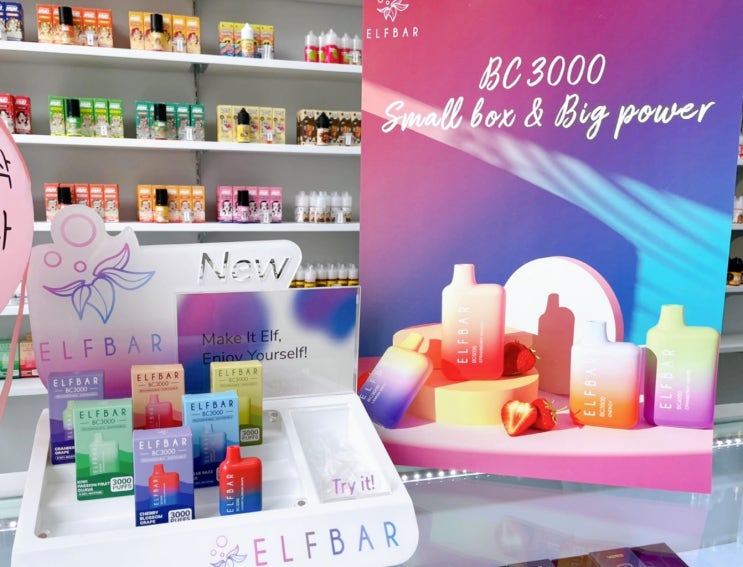 [평택전자담배 베이프:39평택역점 ] 엘프바 ELFBAR BC 3000 편의점 일회용 전자담배와 비교할수없는 맛 , 용량 ...