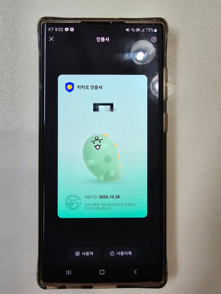 카톡 지갑 탈퇴 인증서 삭제가 답일까 네이버 블로그