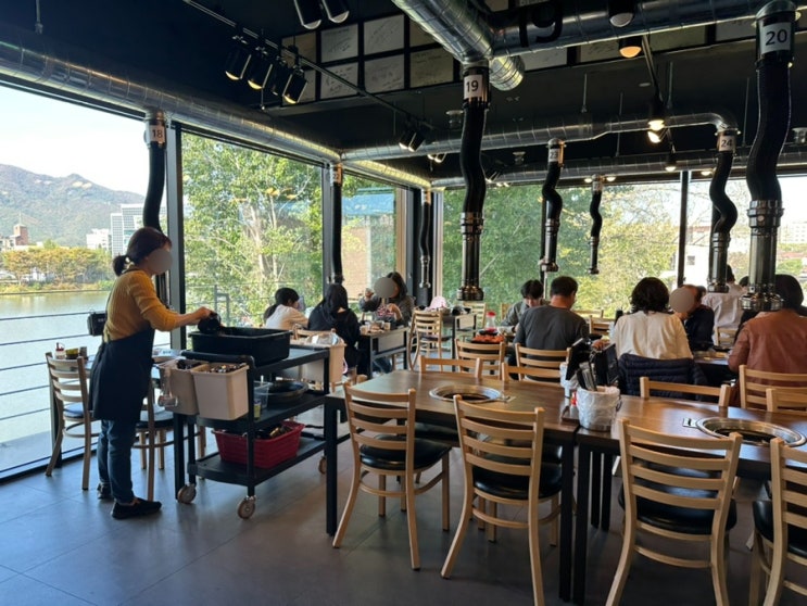 양평 두물머리 맛집 뷰가 끝내주는 명물숯불닭갈비 팔당 자전거길 라이딩 하다가 들리기 좋은 곳 네이버 블로그