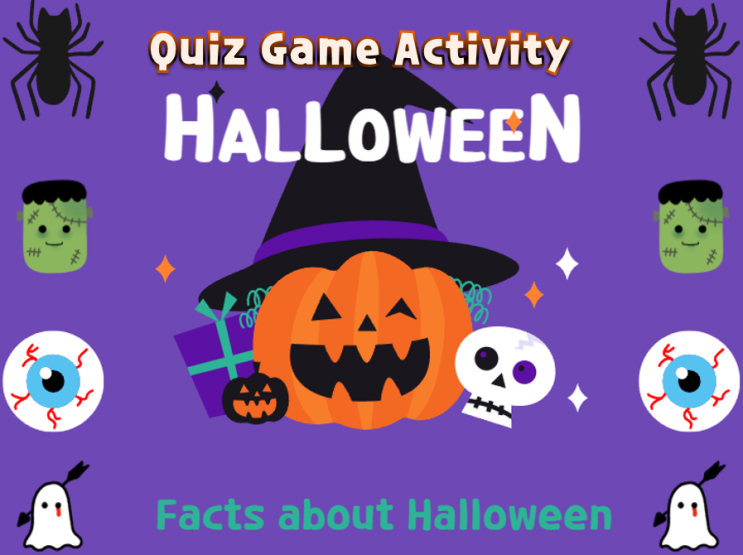 영어 파워포인트 수업자료 Halloween에 대해 알아보는 True or False 영어 퀴즈 : 네이버 블로그