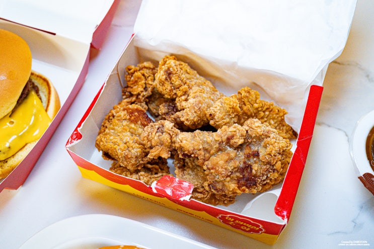 롯데리아 신메뉴 부산 깡돼후 돼지후라이드 솔직 후기 : 네이버 블로그