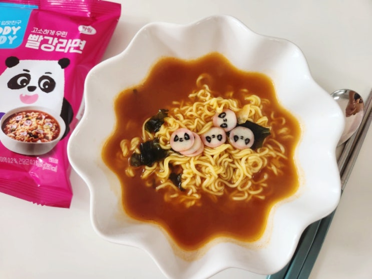 아이간식 추천 안매운 아이라면 푸디버디 라면 후기 네이버 블로그