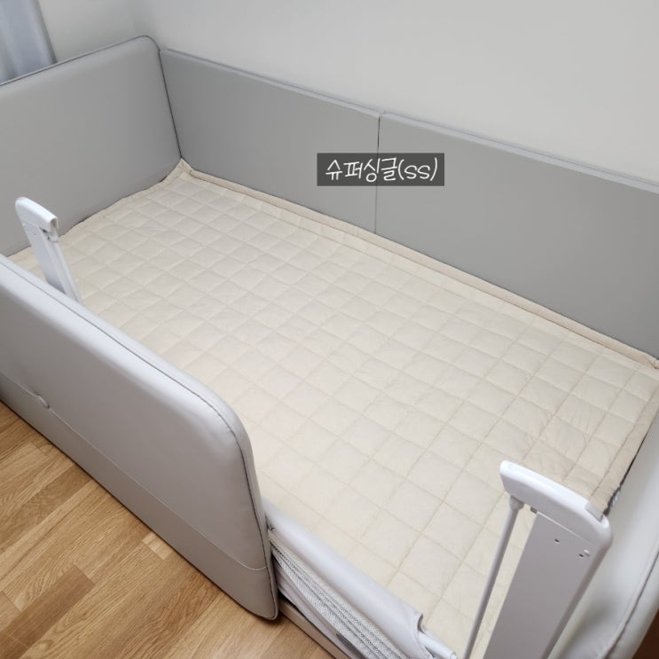 내돈내산 쿠시노 아기침대 슈퍼싱글ss 침대패드 추천 쿠시노 침대패드 쉽게 끼우는 방법 네이버 블로그