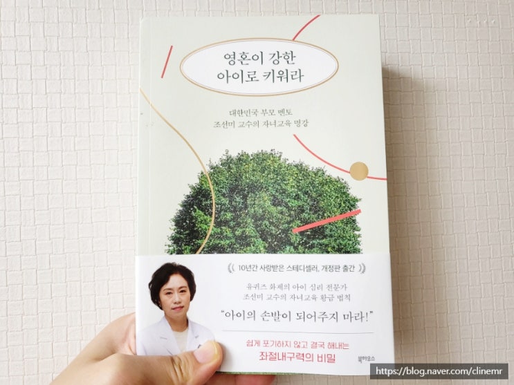 영혼이 강한 아이로 키워라 조선미 북하우스 자녀교육서 육아책 추천 네이버 블로그