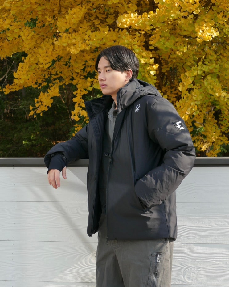 스파이더 남자 숏패딩 추천 이번 겨울 남자 다운패딩은 유로스포츠 다운 자켓으로 네이버 블로그
