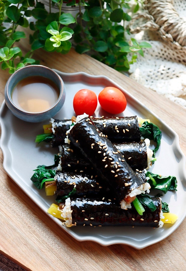 꼬마김밥 맛있게 싸는법 초간단 미니 김밥 재료 마약김밥 겨자소스 꼬마김밥 만들기 네이버 블로그