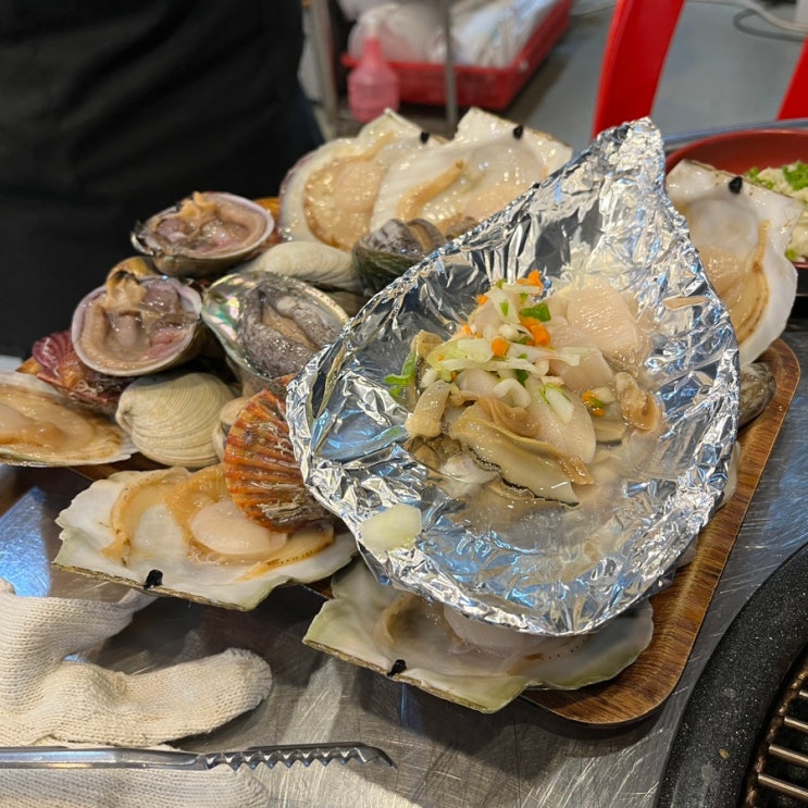 병점 맛집 가을 겨울 필수 전복이 들어있는 병점 중심상가 조개구이 맛집 야시장 네이버 블로그