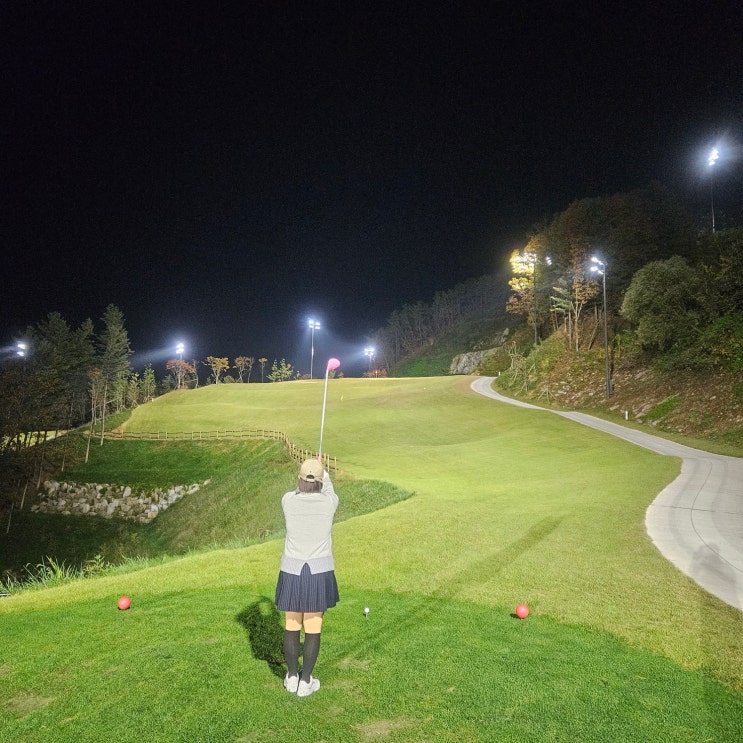 노캐디 2인플레이가능한 골프장 월송리cc 야간 라운드후기 네이버 블로그