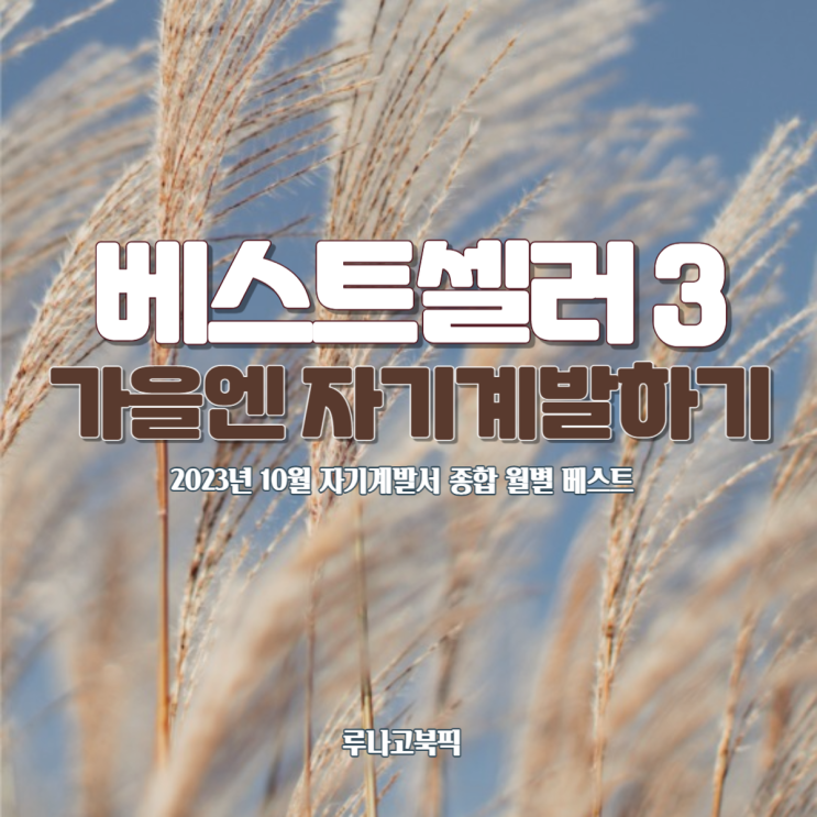 베스트셀러 순위 2023년 10월 자기계발서 월별 도서 Top3 2021 2022 자기계발도서 베스트셀러 순위 비교
