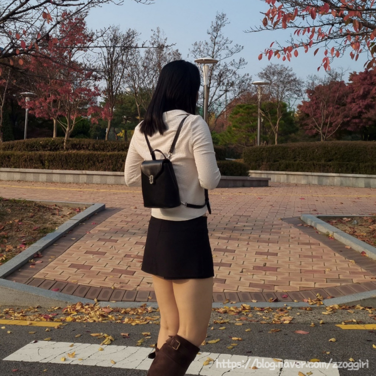 미니 백팩 추천 가을 가방 분크 오캄 두 경량 패딩 코디에도 딱이네 네이버 블로그