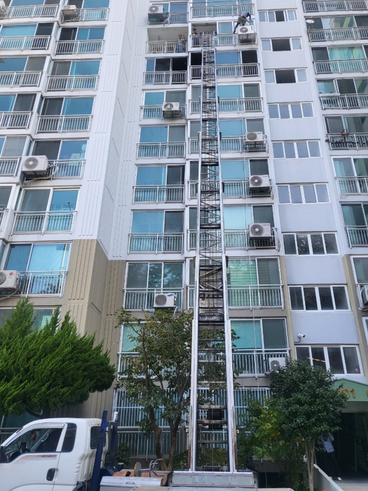 사다리차부산전자사다리차 진구 개금동 샷시 작업영도구 청학동 자재 양중 작업 네이버 블로그