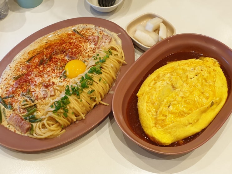 용산 맛집 오믈렛 파스타 돈카츠 데이트 맛집 낙원테산도 용산아이파크몰 네이버 블로그