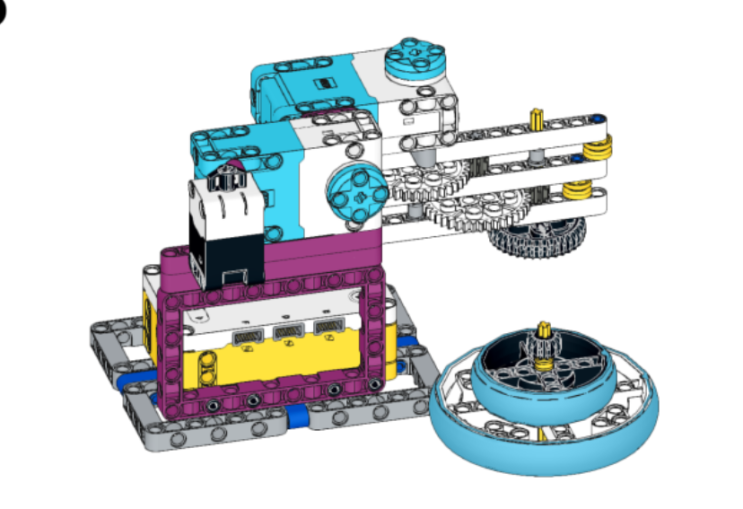 #스파이크 프라임 "자동 팽이"(#45678 "lego spinners " ) : 네이버 블로그