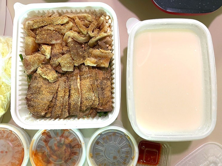 천안 두정동 맛집 추태숙국밥 포장 후기 모듬수육 중자 내돈내산 네이버 블로그