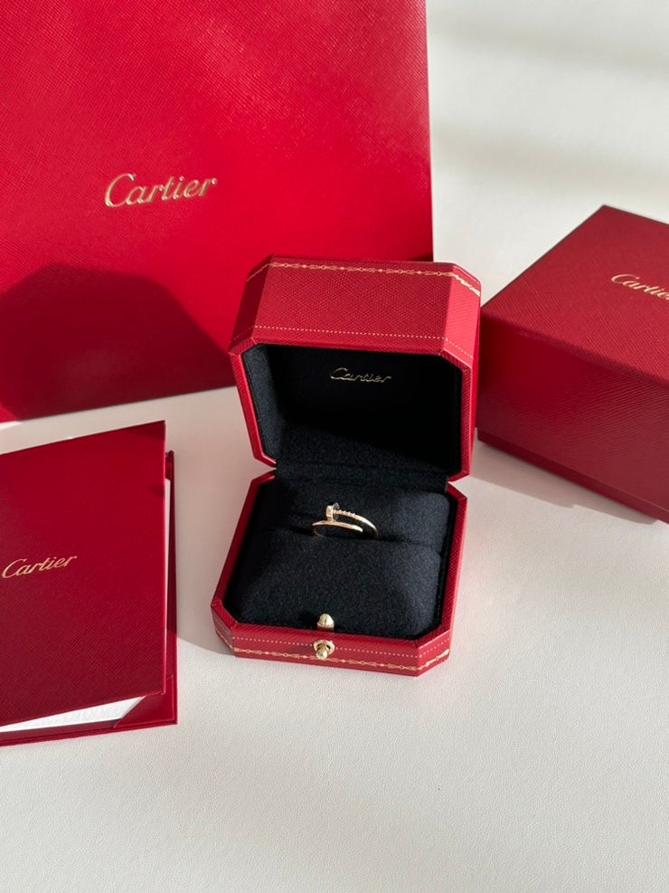 Cartier 까르띠에 앵끌루링 스몰 로즈골드 일명 못반지 롯데본점 에비뉴엘 구입 네이버 블로그