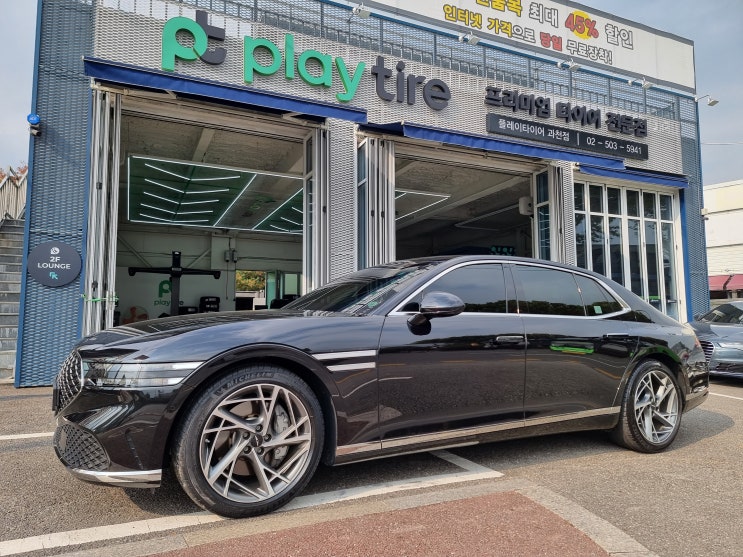 제네시스G90 RS4 정품미쉐린타이어교환 245/45R20 GOE 프라이머시투어올시즌 서초에서 찾아오는 타이어맛집은 플레이타이어과천점 휠얼라이먼트 성지! 주행중웅웅소음해결 ...