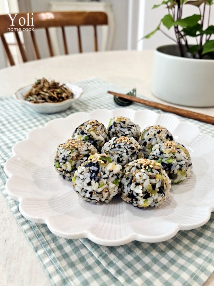 주먹밥 만들기 집에서 간단한 요리 멸치주먹밥 만드는법 점심메뉴 딱 : 네이버 블로그