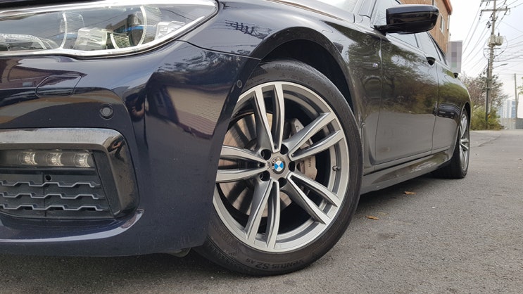 BMW G11 740D 647M 휠복원 메탈 다이아몬드커팅 휠도색 분체도장 : 네이버 블로그