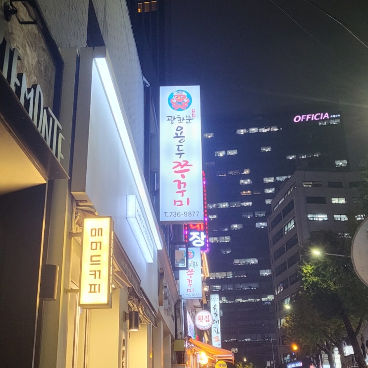 [종로구/광화문] 광화문용두쭈꾸미, 소주안주로 제격입니다만? : 네이버 블로그