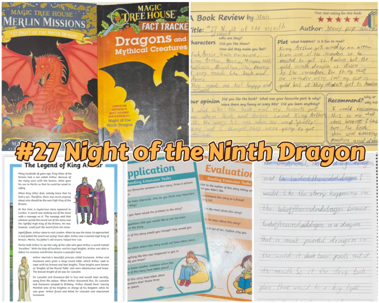 매직트리하우스 멀린미션 #27 Night of the Ninth Dragon + 독후활동, 자료공유 : 네이버 블로그