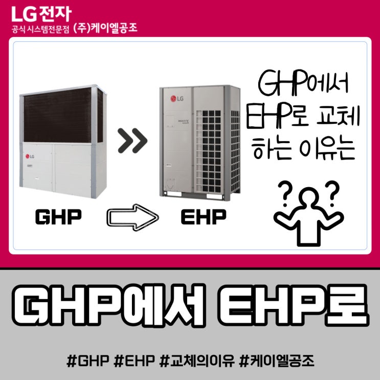 노후화된 GHP 를 EHP로 교체현장 ! 어째서 EHP일까 ?? : 네이버 블로그