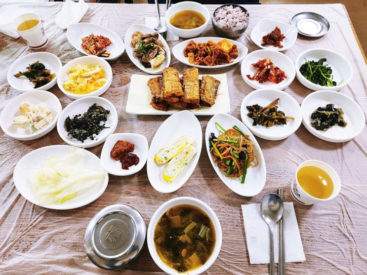 인천 구월동 맛집 전라도밥상 어촌마을 갈치구이 무한리필 가성비 좋은 푸짐한 밥상 네이버 블로그
