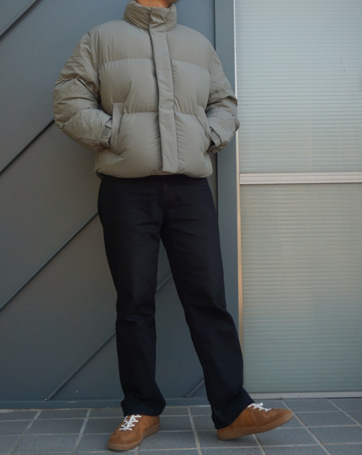 남자 데일리 푸퍼 숏패딩 자켓 무신사 스탠다드로 Ootd 겨울 코디 완성 네이버 블로그