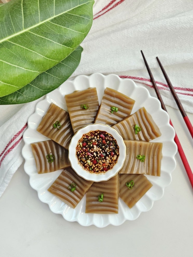 도토리묵 만들기 도토리묵 쑤는법 양념장 도토리가루 요리 도토리묵 칼로리 네이버 블로그