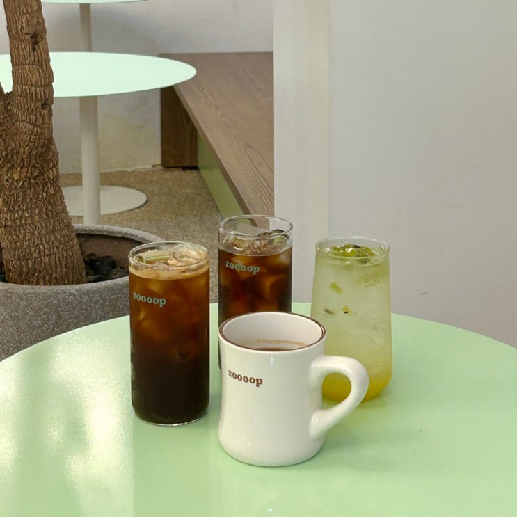 [부천] 7호선 춘의역 근처 공부, 모임 하기 좋은 카페 줍(zoooop) : 네이버 블로그