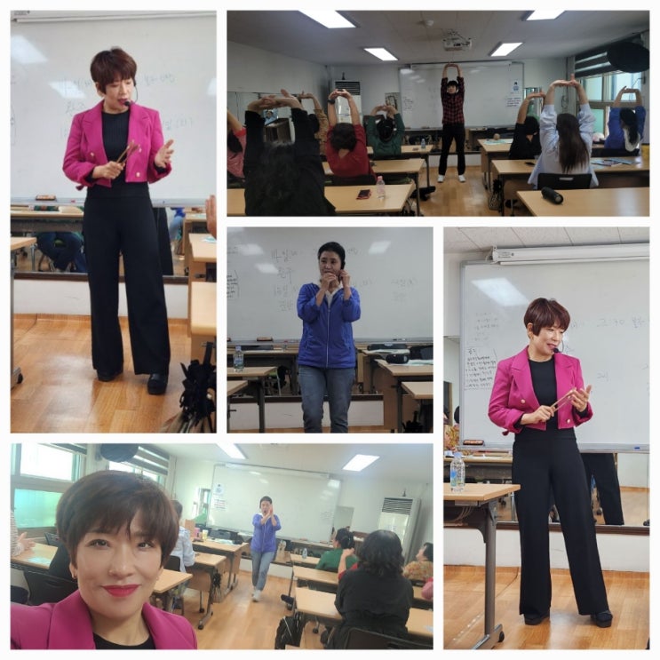 실버 통합교육과정 자격증 취득 강사 양성과정 치매예방 웃음치료 레크리에이션 실버체조 실버댄스 도구 체조 숟가락 난타 컵생활