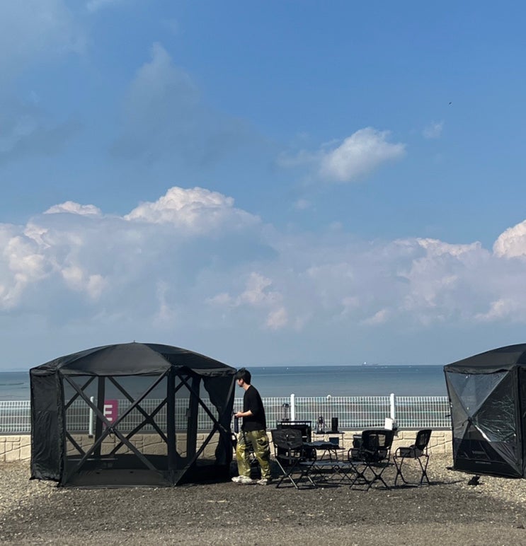 대부도 애견동반 가능한 바다 바로 앞 캠핑장🌊 대부도홀리데이캠핑파크 ️ 가격명당시설 솔직 리뷰 네이버 블로그