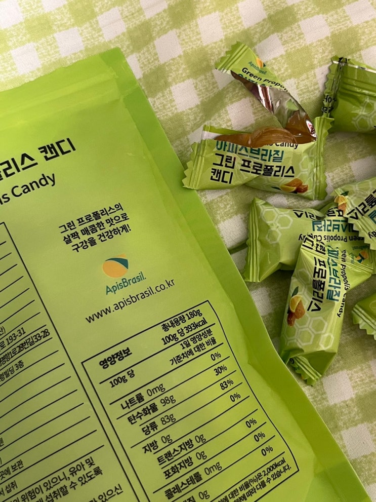 상담사와 선생님의 목건강 지킴이 아피스브라질 그린프로폴리스캔디💚 네이버 블로그