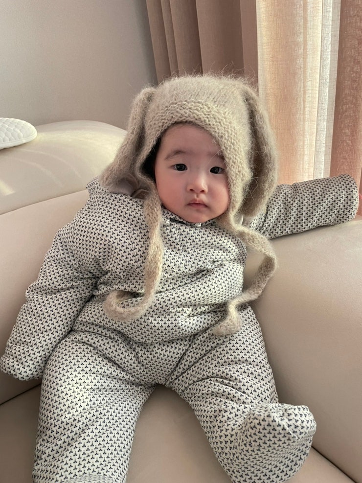 Kiddy stuff bunny hat -review : 네이버 블로그